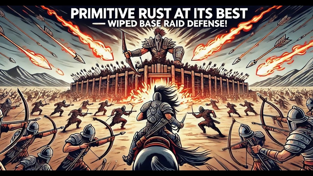Primitive Rust at Its Best – Wiped Base and Insane Raid Defense! - YouTube