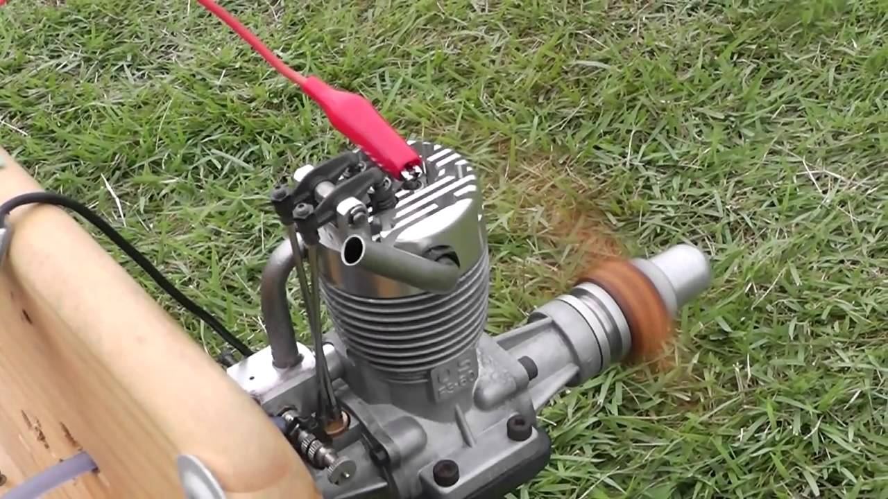 O.S FS-60 open rocker Engine Inltal model - YouTube