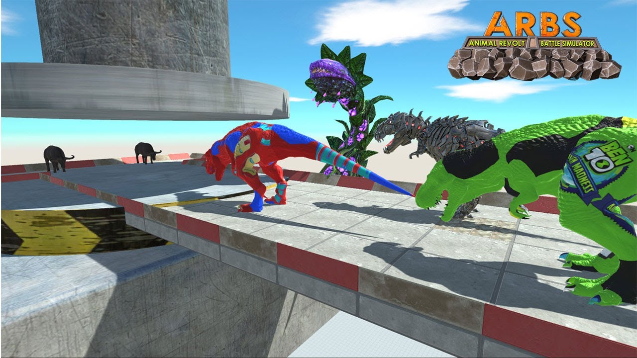 Obstacle Course And Minefield - 🎮 Animal Revolt Battle Simulator - YouTube