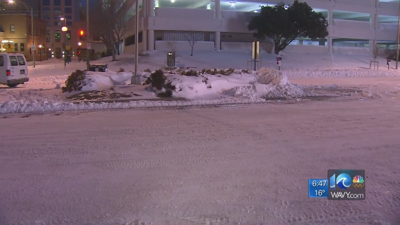 Team Coverage: Road Conditions Following Snow Storm - YouTube