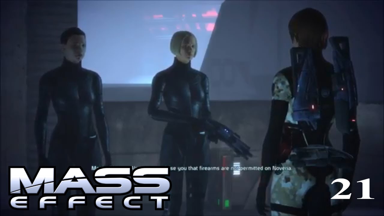Let's Play Mass Effect 1 (blind) | Greeting the Jerks (Part 21) - YouTube