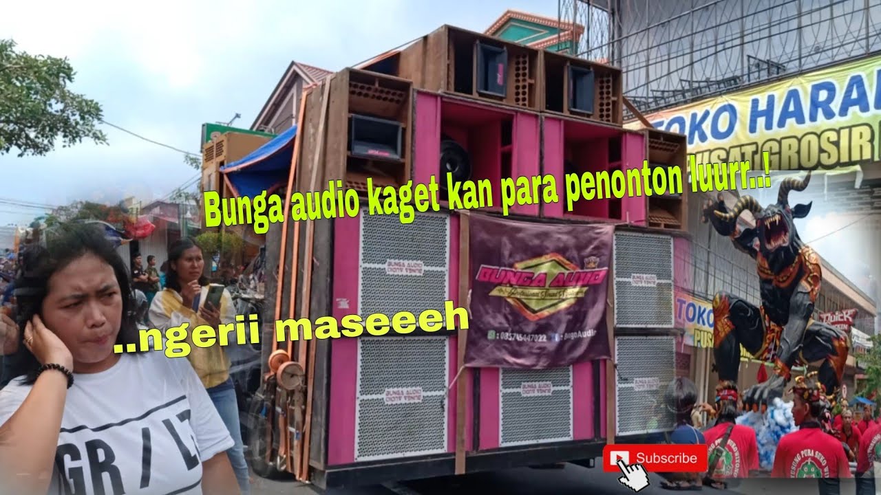 Bunga audio tampil ganas di pawai OGO" Di taman wlingi kab blitar 2023 ...