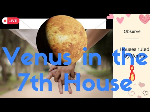 VENUS in 7th House and your Marriage | Natal Chart | "Composite Chart ...