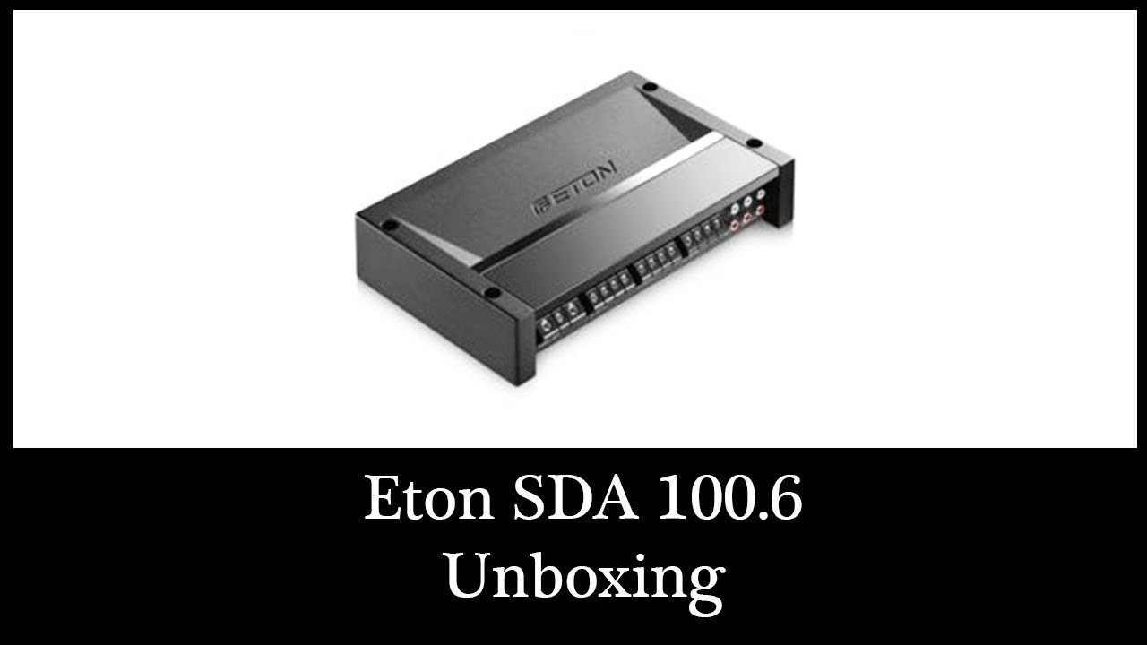 Eton SDA 100.6 Endstufe 6Kanal für Auto Eton Verstärker Endstufe ...