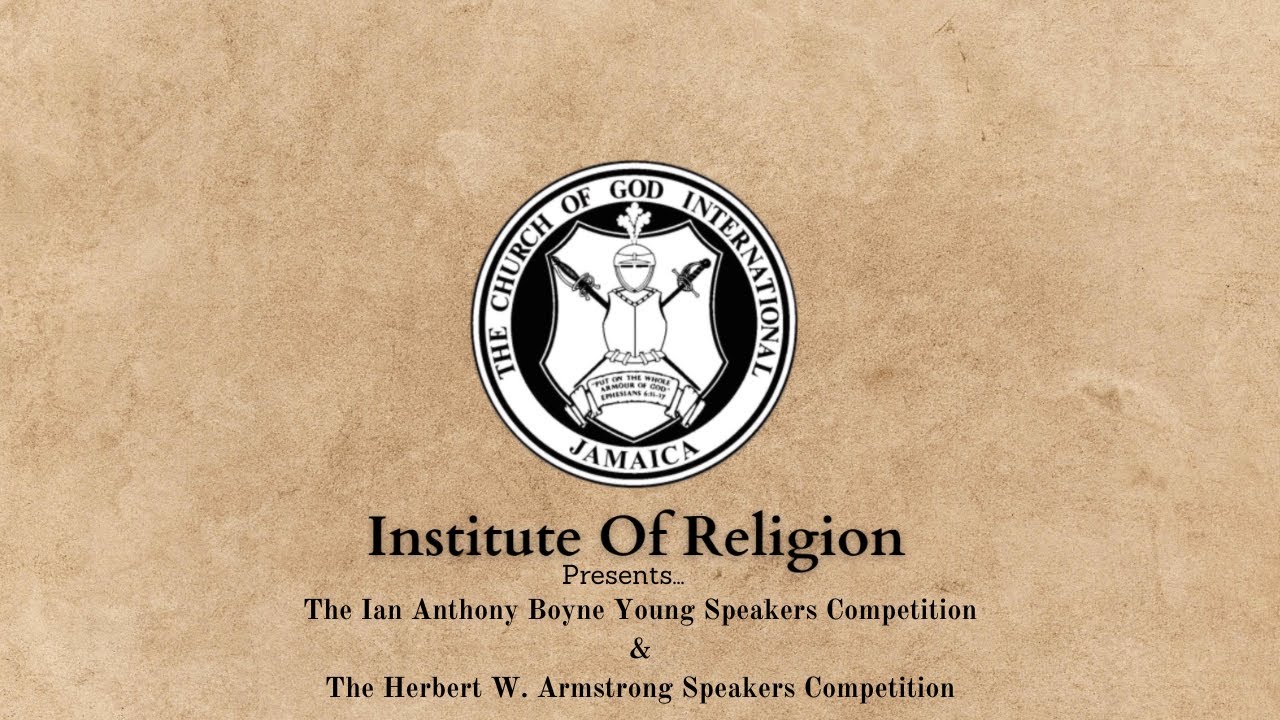 Ian Anthony Boyne & Herbert W. Armstrong Speakers Competition 2023 ...