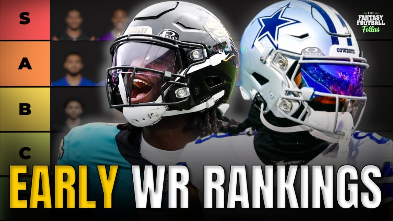 Early 2025 Fantasy Football WR Rankings & Tiers (Top 39) - YouTube