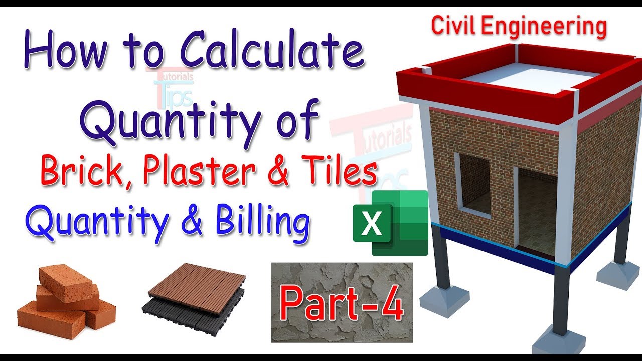 Haw To Calculate Brick Work, Plaster Work & Tiles Quantity In Building ...