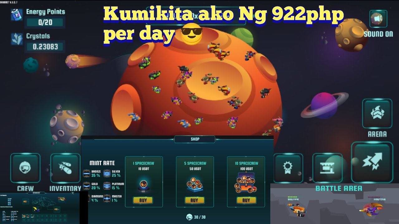 meteor mining nft game ⛏️ how to mint nft and withdraw receive - YouTube