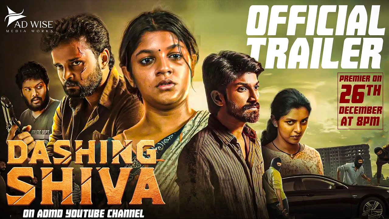 DASHING SHIVA (2023) Official Hindi Trailer | Rasu Ranjith, Aparna ...