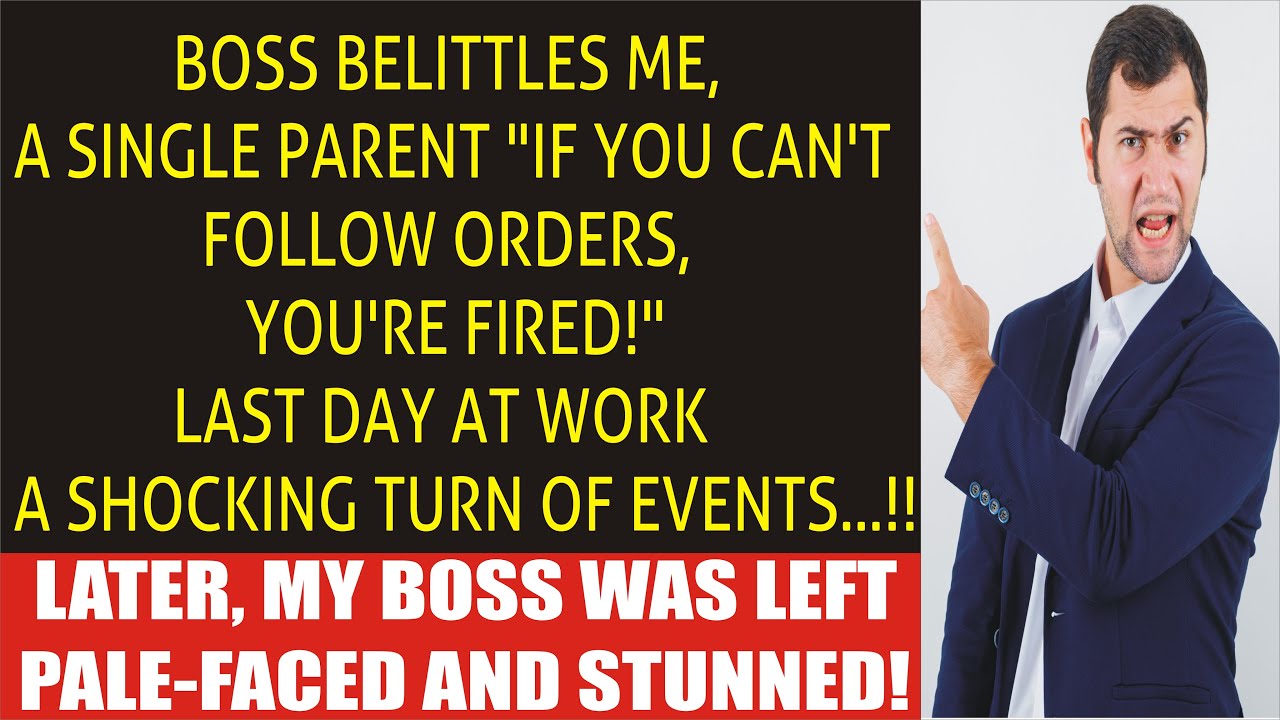 "Fired for Not Following Orders! Boss Left Stunned and Pale-Faced Later ...