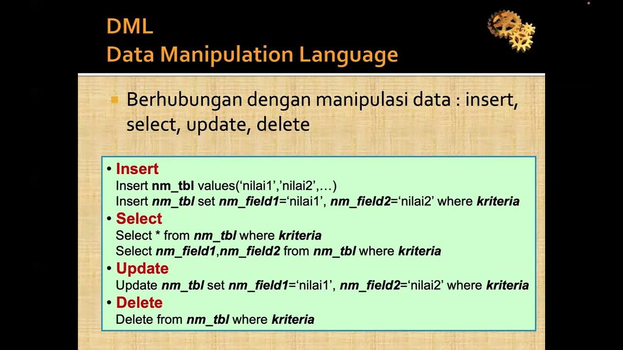 Online Bootcamp Meet 7 - Mysql Database - YouTube