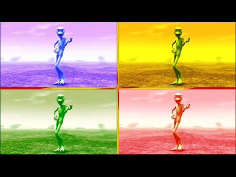 Alien Green Lizard Dance Dame tu cosuto Funny Comedy Baby colors song 