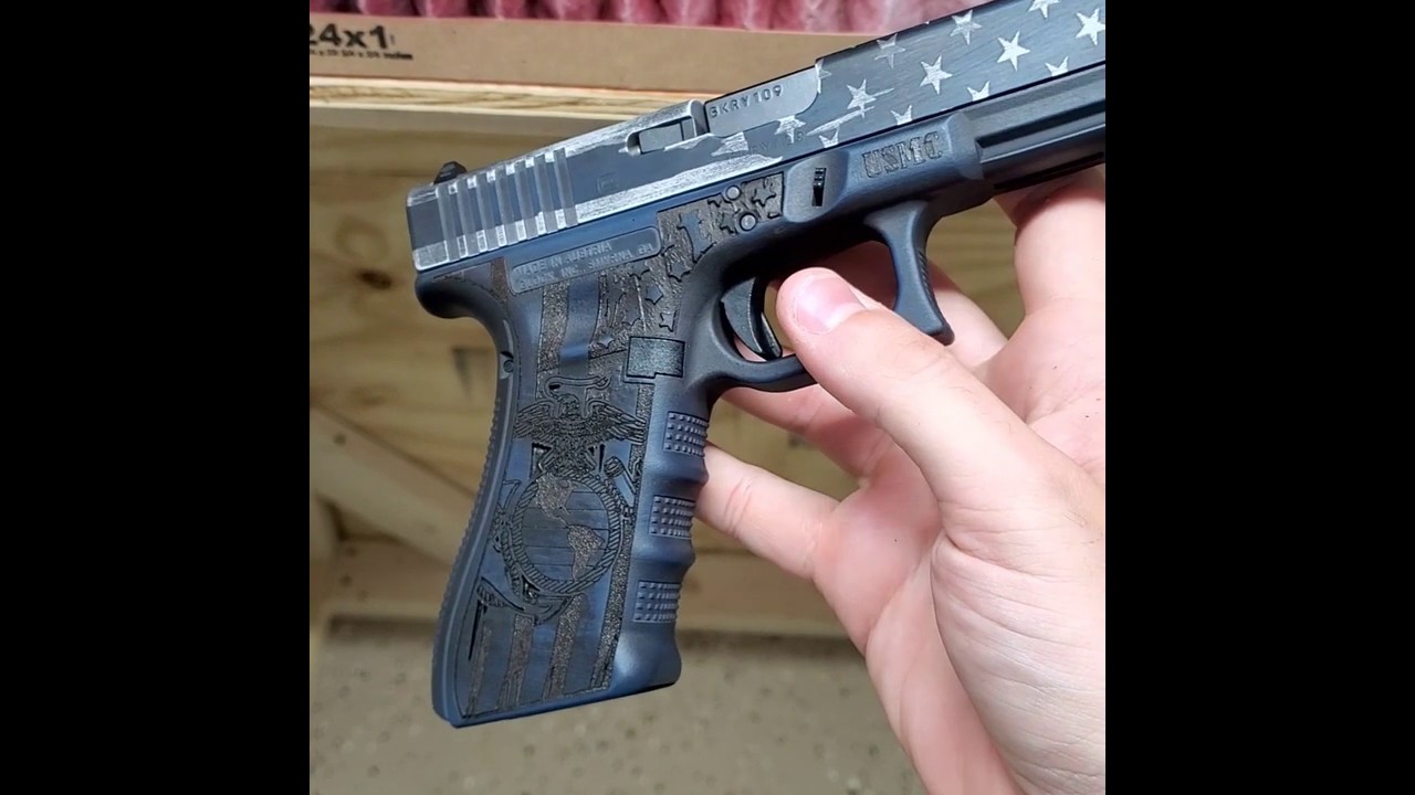 Glock 22 Gen4 - Custom Cerakote - YouTube