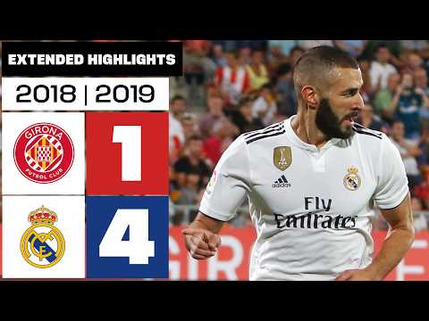 GIRONA FC 1-4 REAL MADRID 2018/19 | Resumen Ampliado