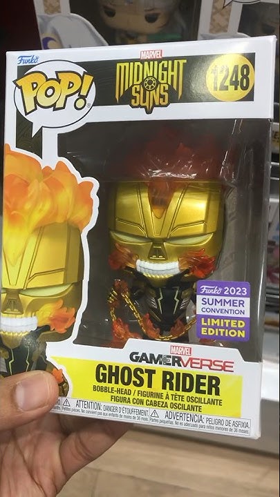 Funko Pop SDCC Ghost Rider Midnight Suns 2023 - YouTube