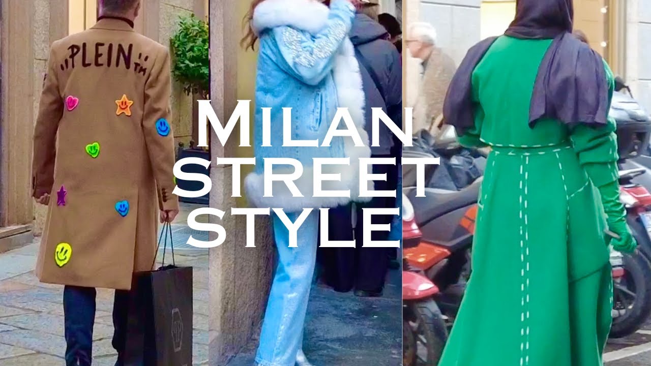 WHAT are PEOPLE wearing in Milan street style - YouTube