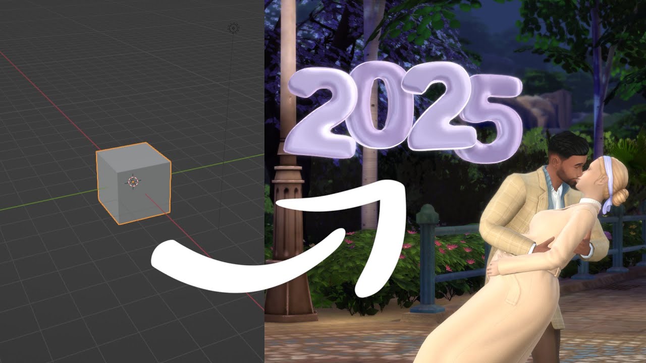 making my first Sims 4 cc from scratch (not a tutorial) - YouTube