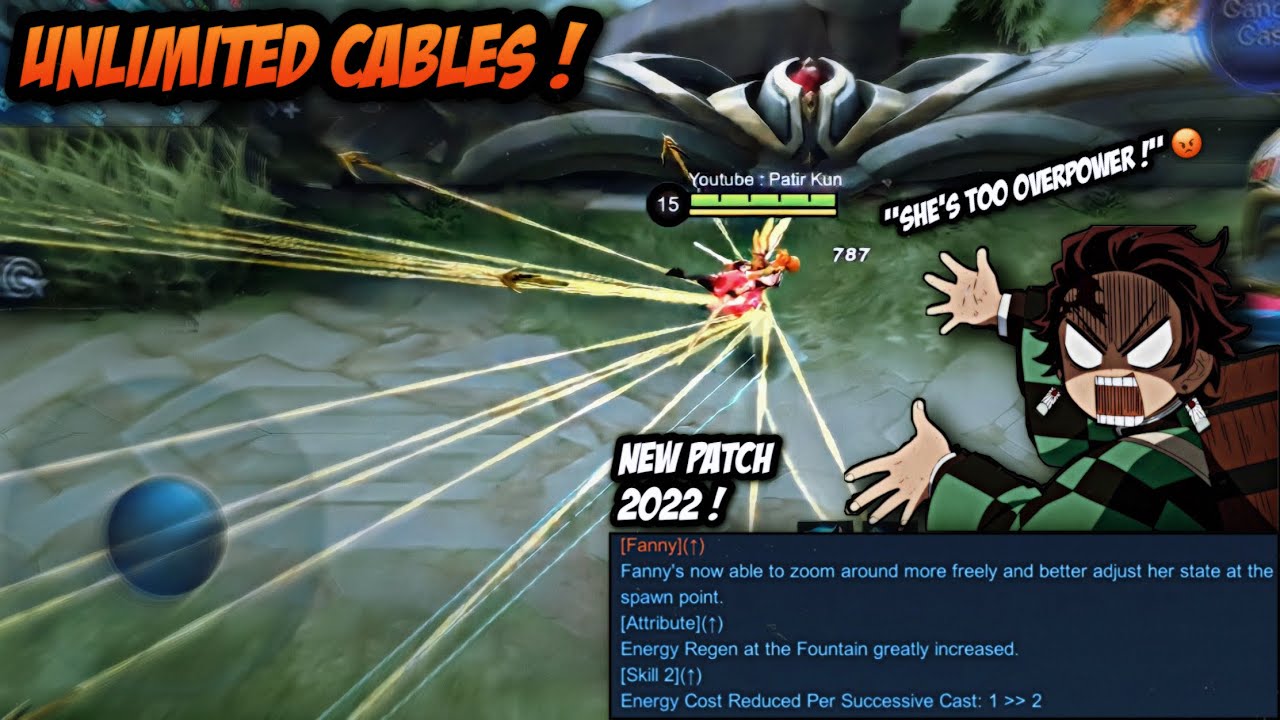 FANNY NEW PATCH 2022 !!! UNLIMITED CABLES FANNY !!! SHE'S TOO OVERPOWERED NOW !!! 😱😱 | Fanny ...