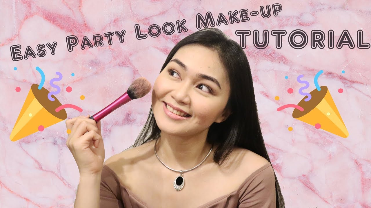 EASY PARTY MAKE UP TUTORIAL - YouTube