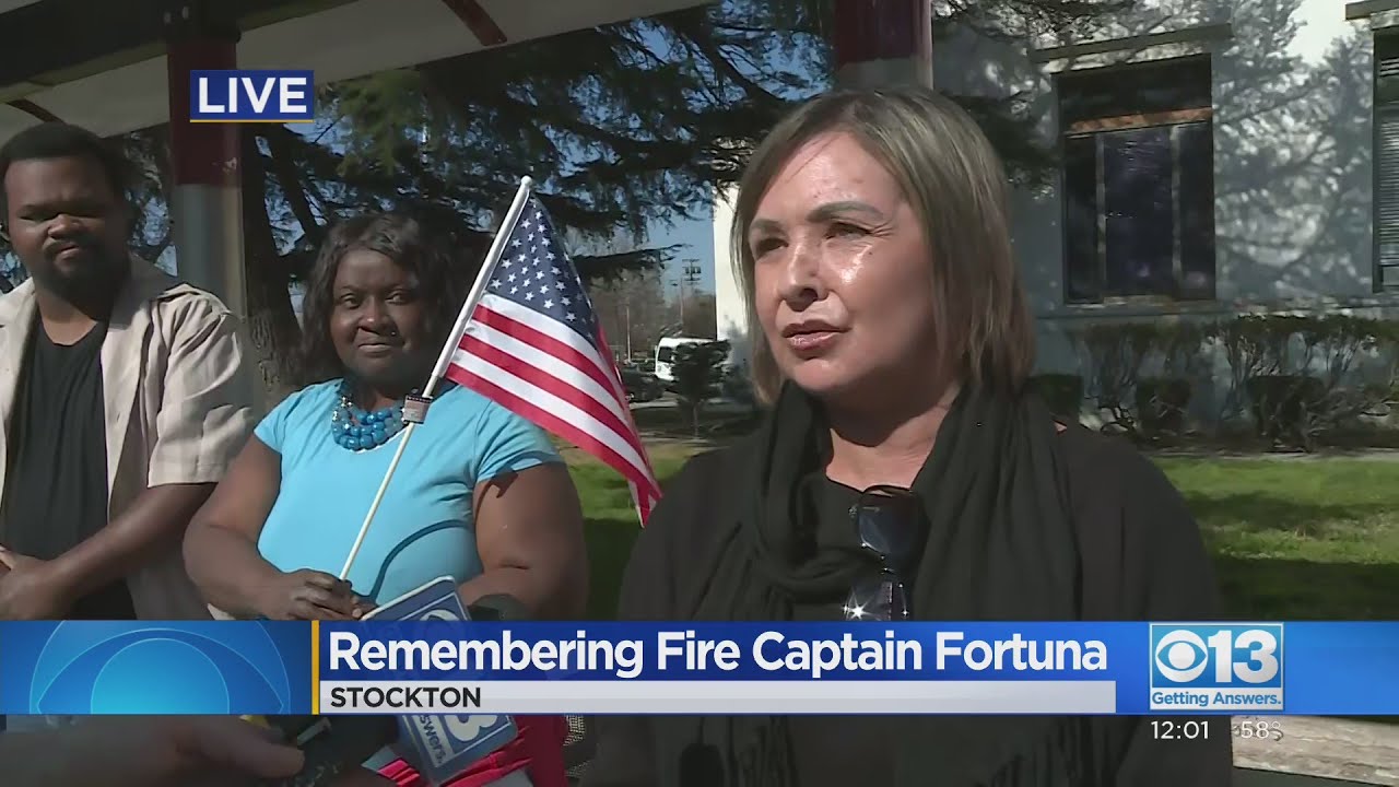 Stockton Firefighter Funeral: Friends and family pay respects to Max ...