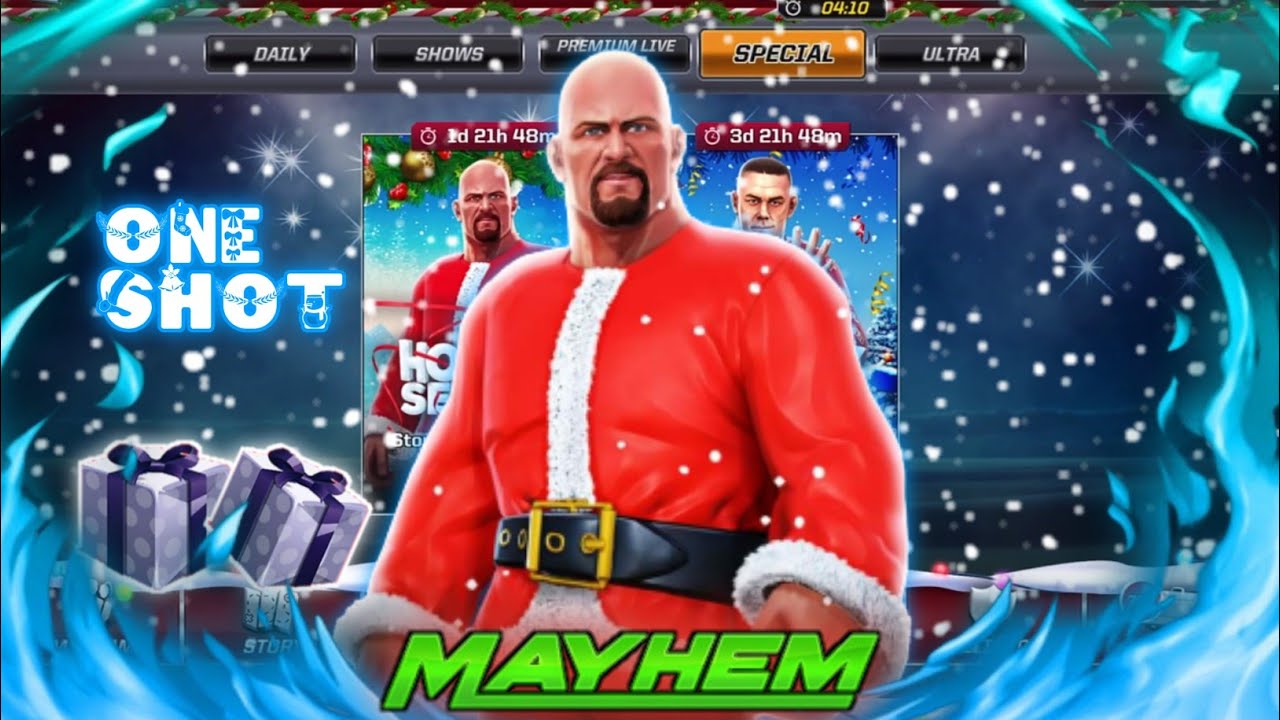 Stone Cold Santa One Shot Event • Christmas ⛄ Special Event 🔥•WWE ...