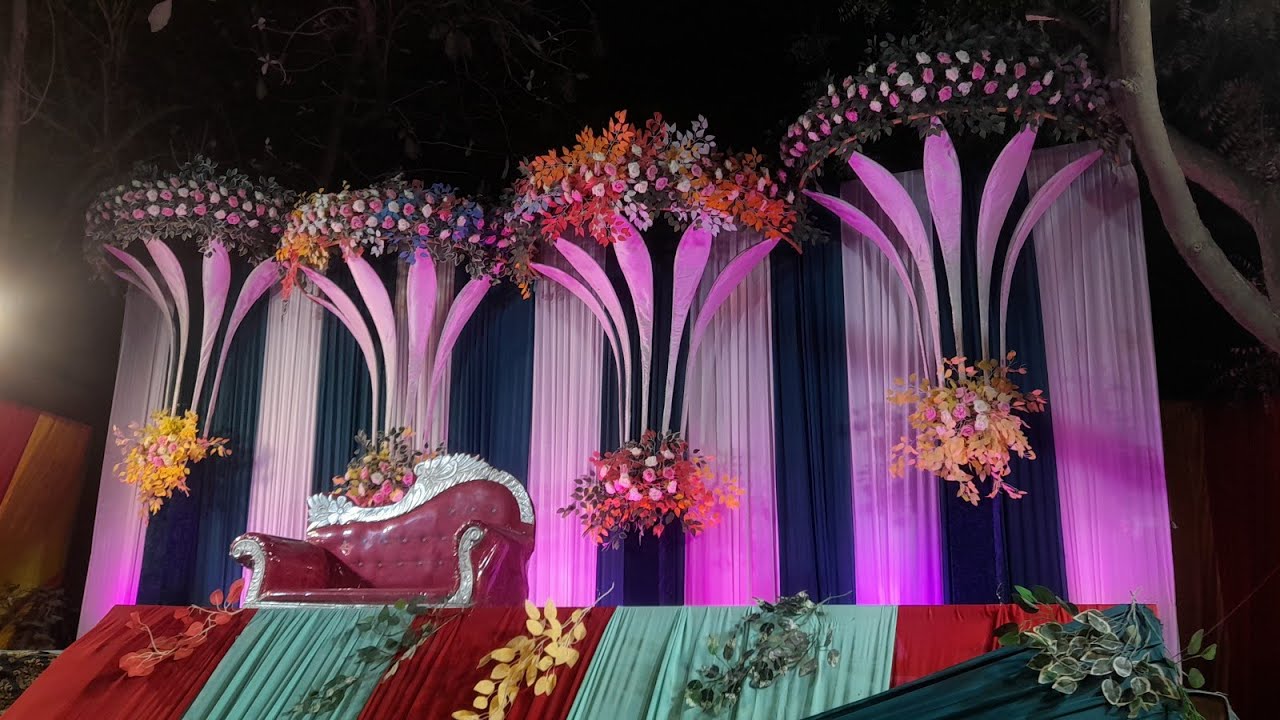 new design wedding stage decoration jaimal stage decoration jaimal ...