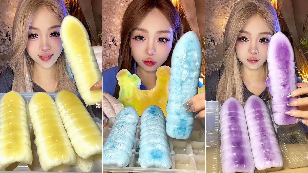 SPONGE ICE OF VARIOUS COLORS, DRIPPING WATER TURNS INTO ICE🥤 - YouTube