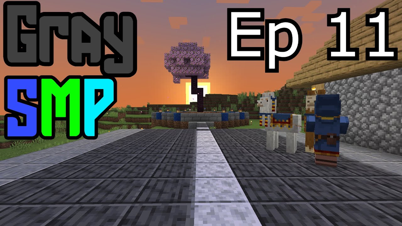 I started on a city in Gray SMP. - YouTube