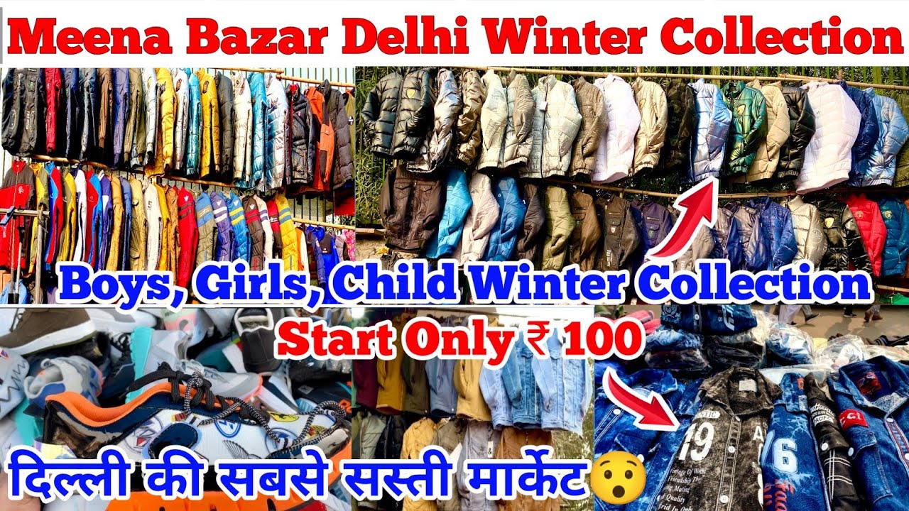 Meena Bazaar Delhi | Latest Winter Collection😍| meena bazaar chandni ...