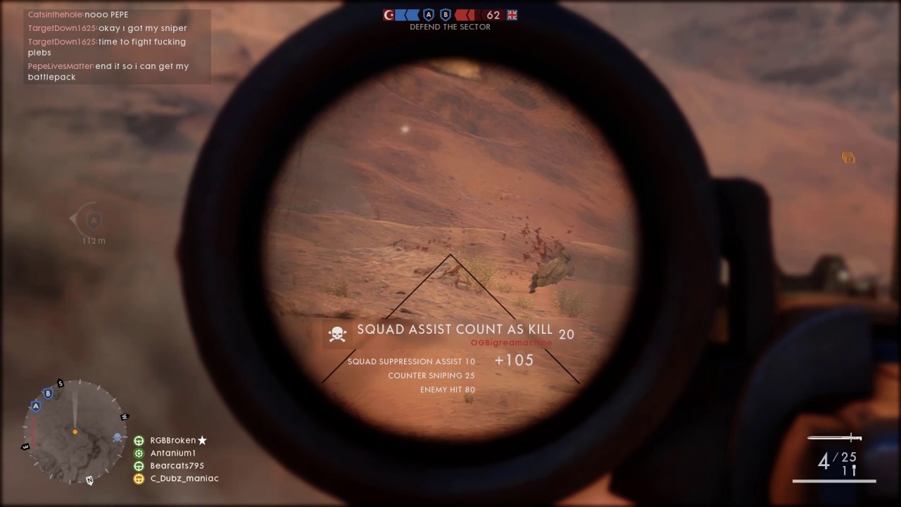 BF1 Double Kill - Sinai Desert - YouTube
