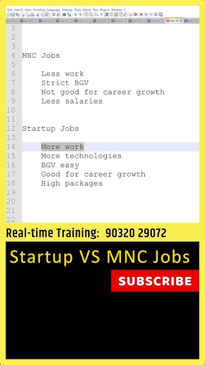 The Real Difference Between MNC and Startup Salaries for Coders | Coding In Telugu ...