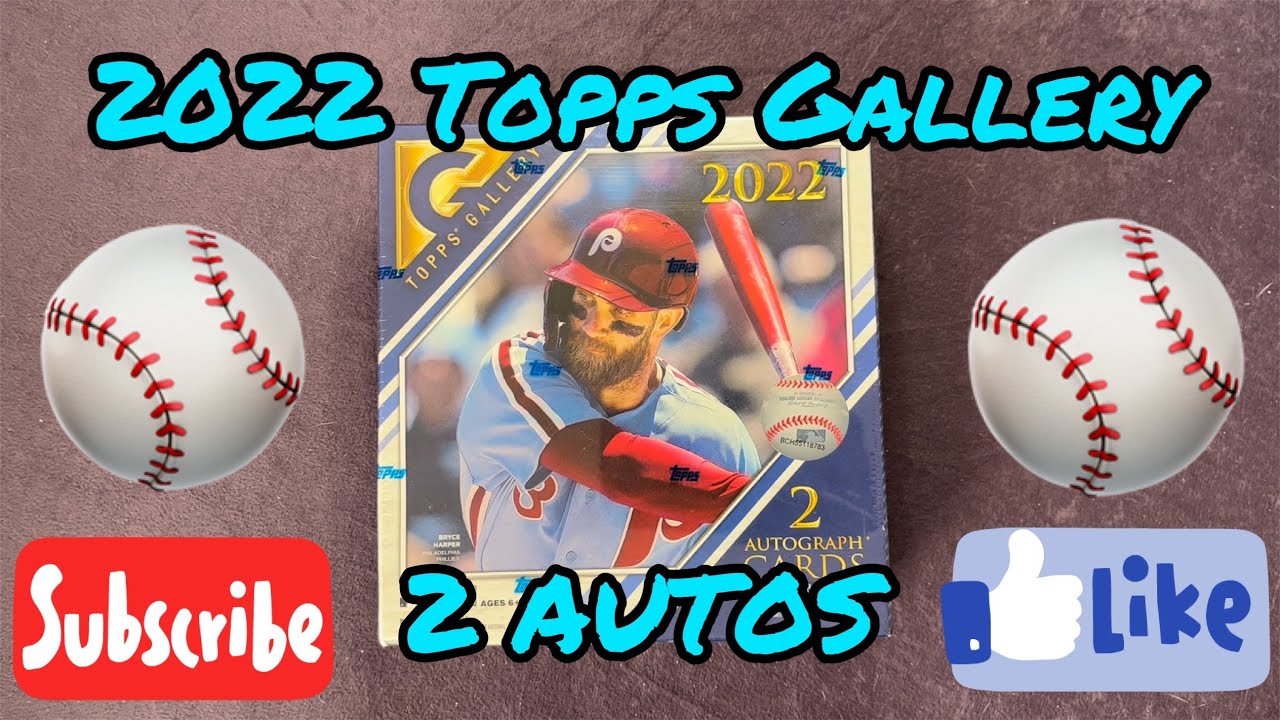 🔥 2022 Topps Gallery MONSTER Box! - YouTube