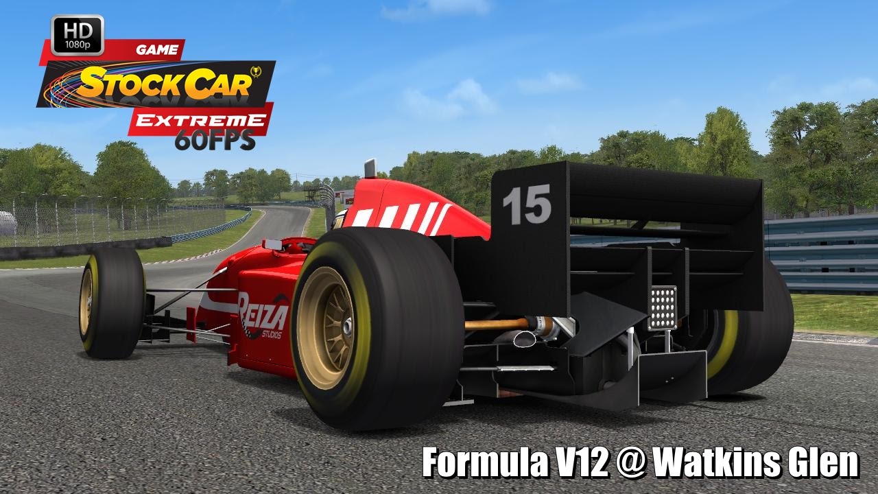 Formula V12 @ Watkins Glen Driver's View - Stock Car Extreme 60FPS ...