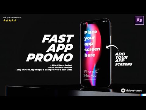 Fast App Promo 22737310 I After Effects Template - YouTube
