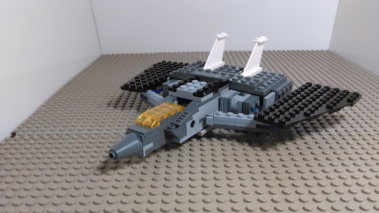 Lego MOC Jet Transformer Prototype - YouTube