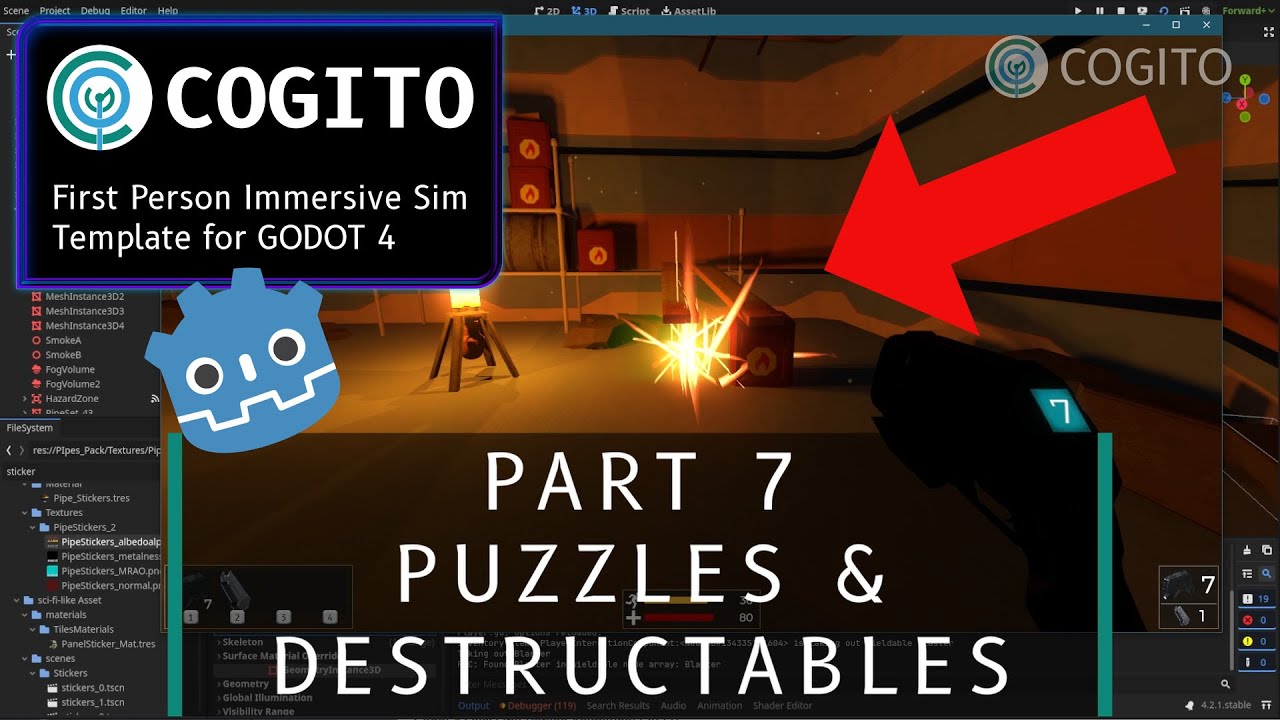 COGITO Tutorial 7 - Puzzles & Destructables - YouTube