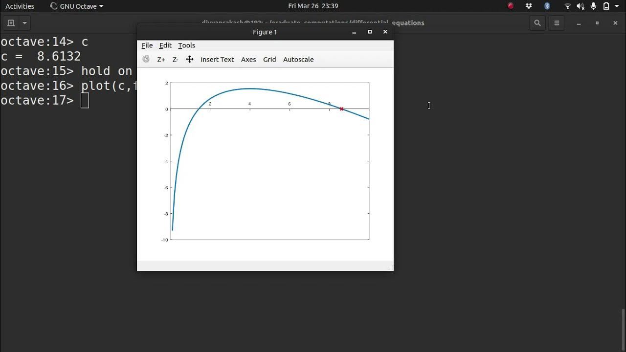 Numerical Methods using GNU Octave: Bisection Method - YouTube