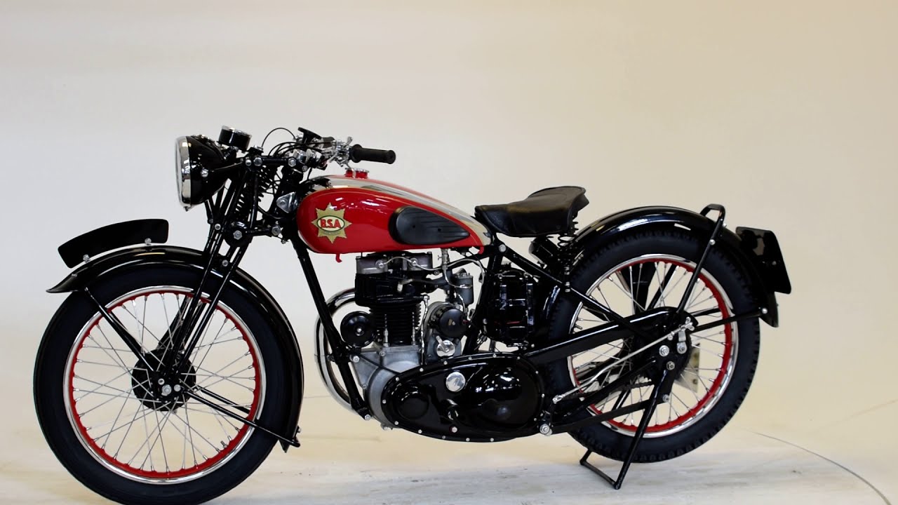 1937 BSA B22 Empire Star - YouTube