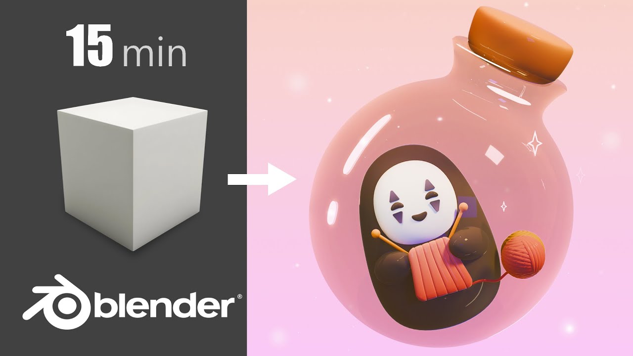 Create a cute 3D character in Blender, a quick tutorial for beginners ...