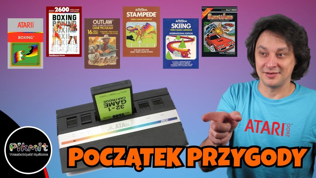 Atari 2600 Junior – Moja Pierwsza Konsola i Niezapomniane Gry - YouTube