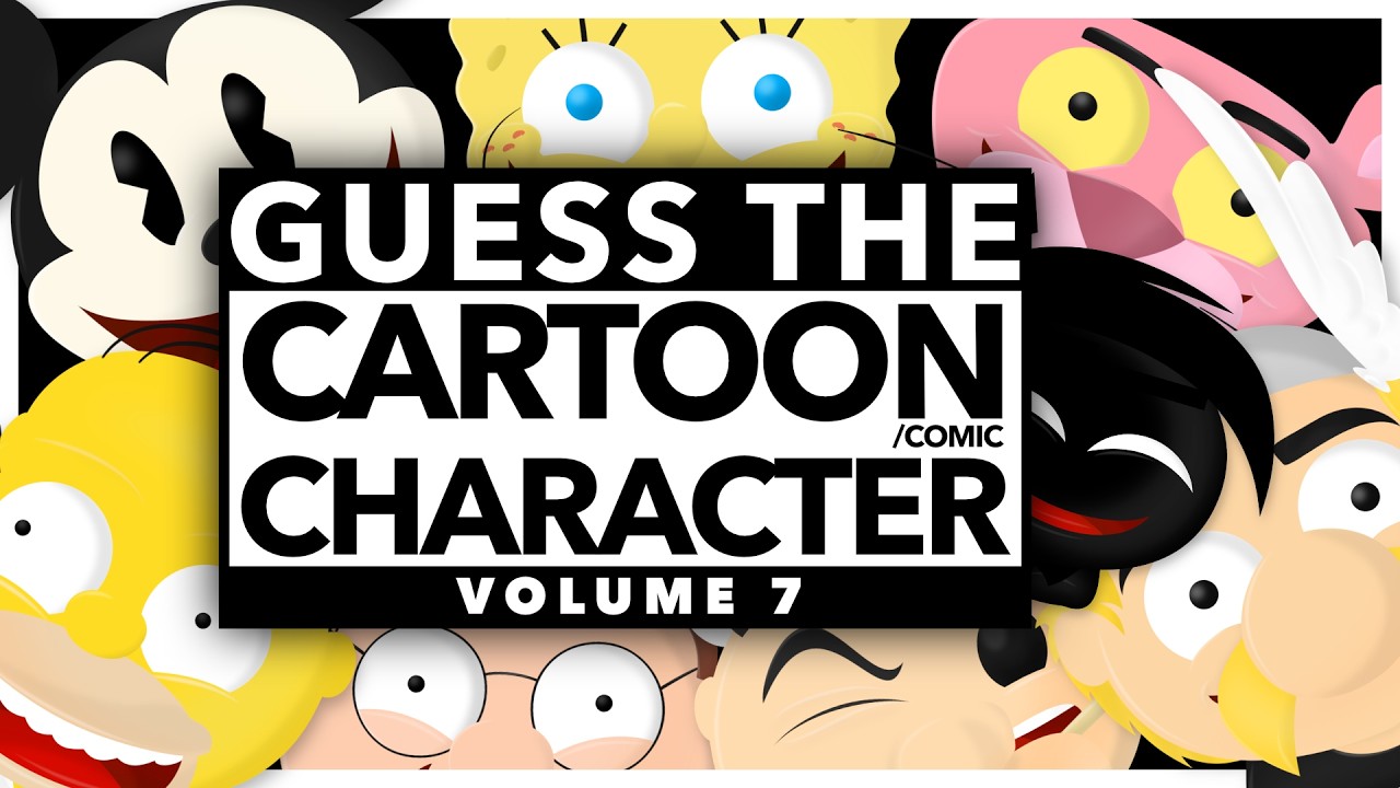 Guess the CARTOON / COMIC character 「Vol7」 - YouTube