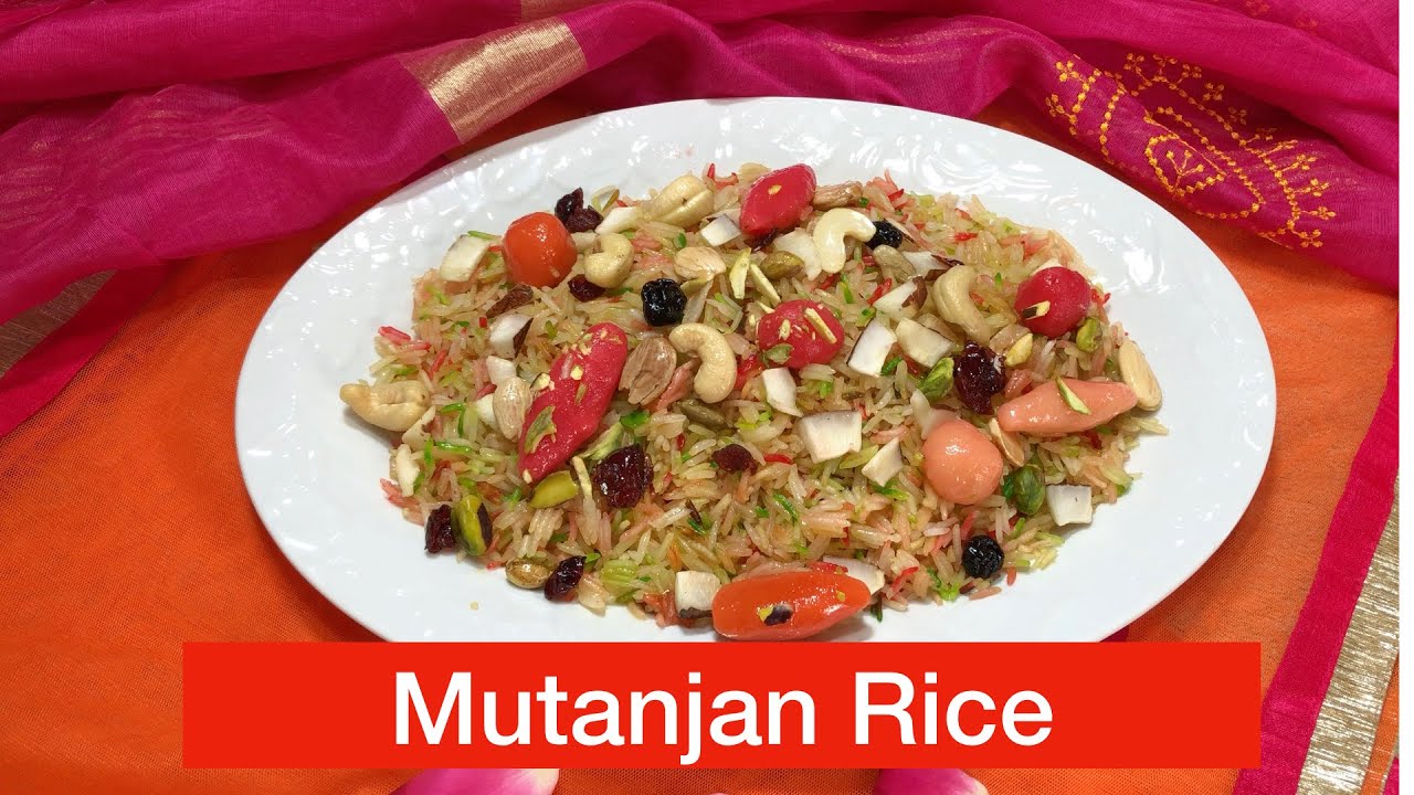 Mutanjan Rice | Meetha Chawal |Zarda rice| Sweet Rice| Eid Special ...
