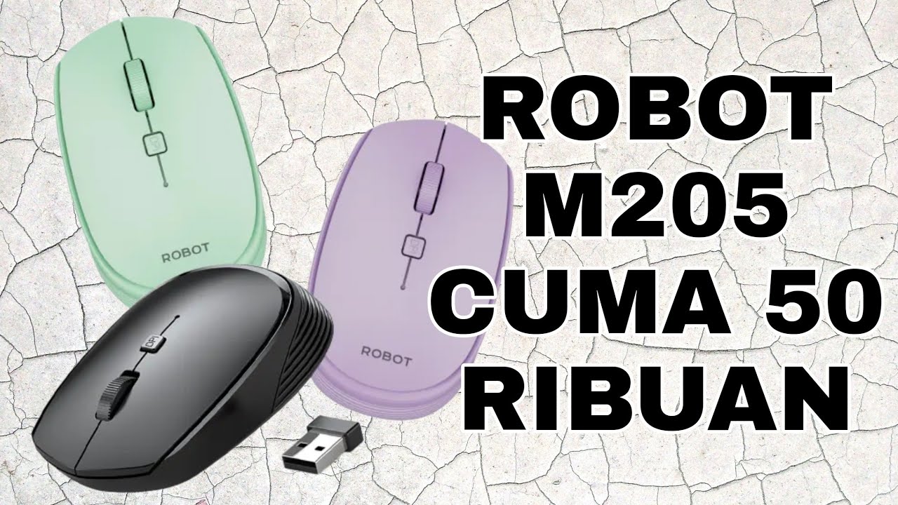 Mouse Wireless Robot Murah di Bawah 50K - YouTube