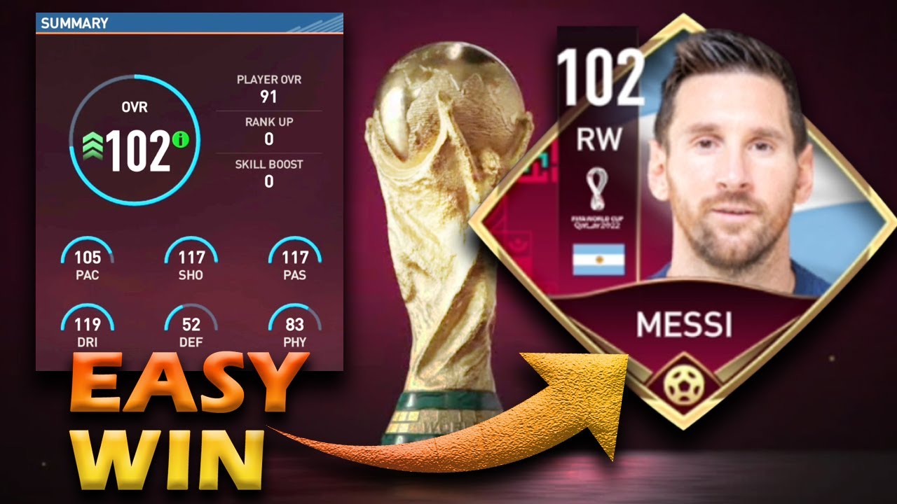 Easily Win World Cup Tournament with MESSI - Fifa Mobile 22 - YouTube