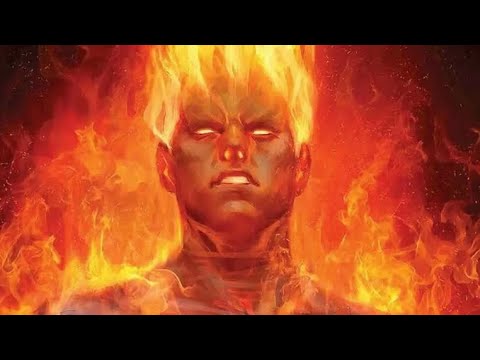 How to draw human torch - YouTube