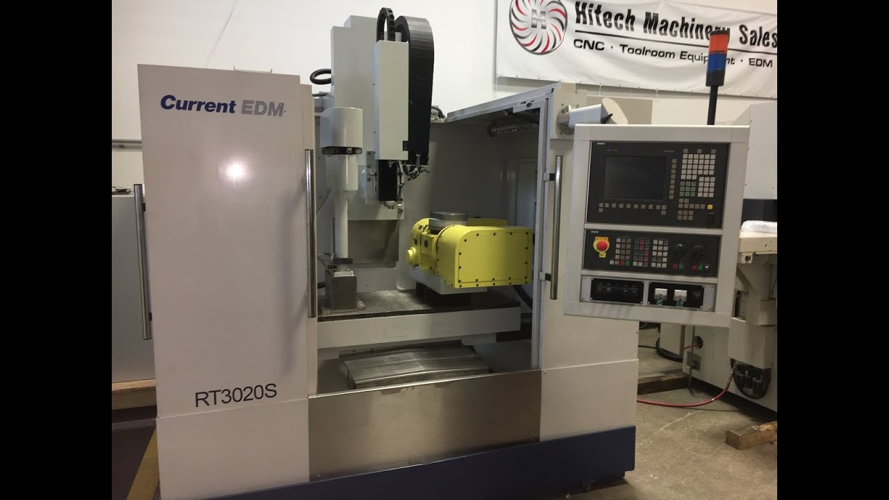 2007 Current EDM RT3020S 5-Axis CNC Hole Driller #1335 - YouTube