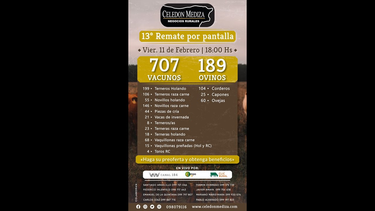 11/02/2022 Virtual / Tarariras - Emanuel Celedon Mediza - YouTube