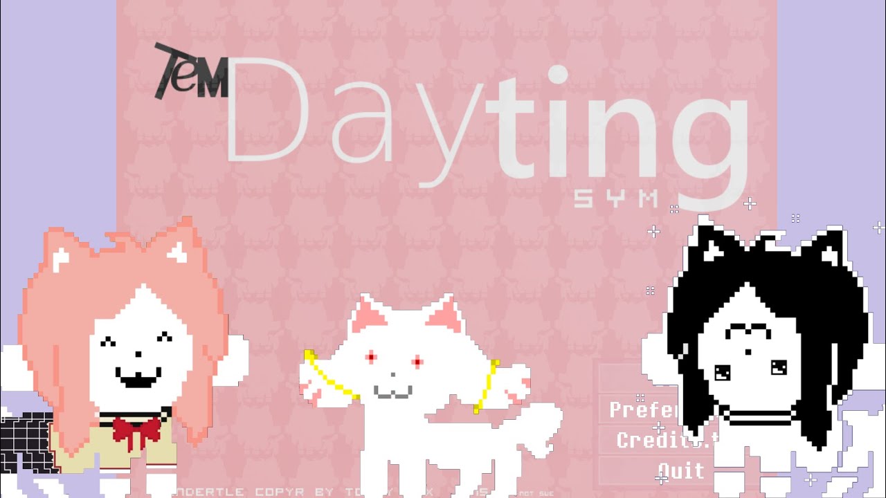 Temmie ANIME?! | Tem Dayting Sym - YouTube