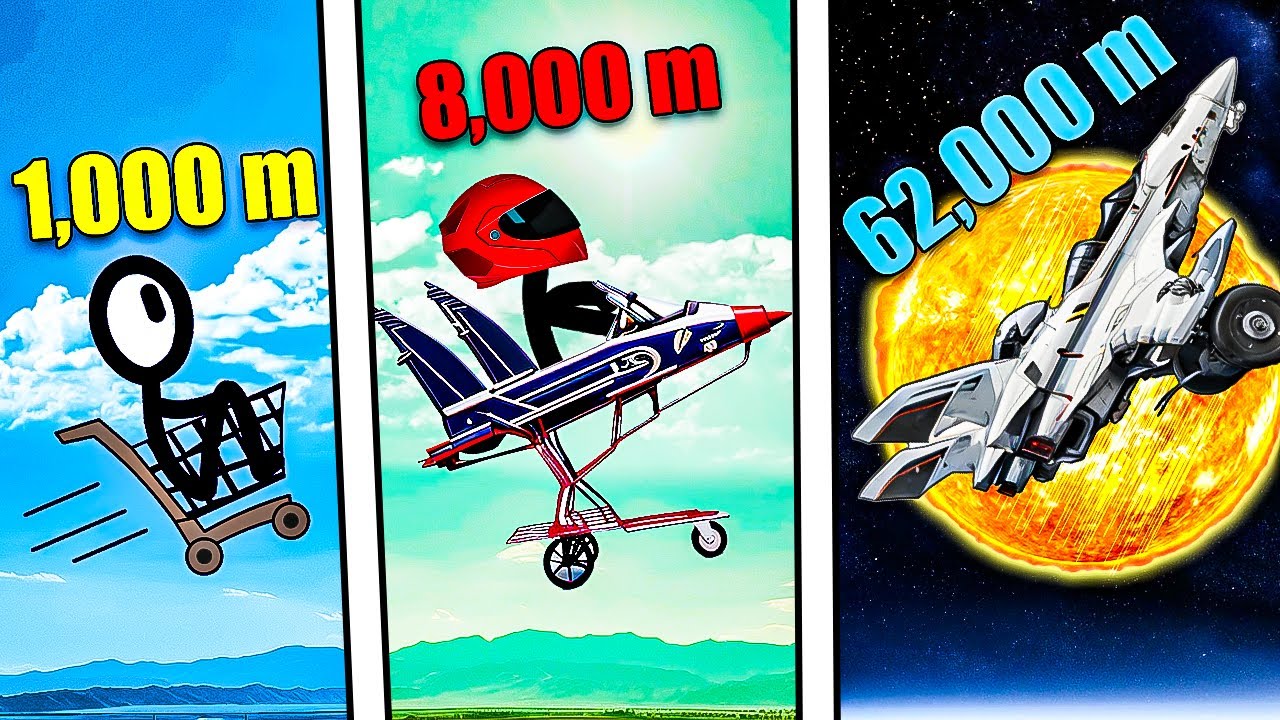 Evolving shopping carts to impossible extremes - YouTube