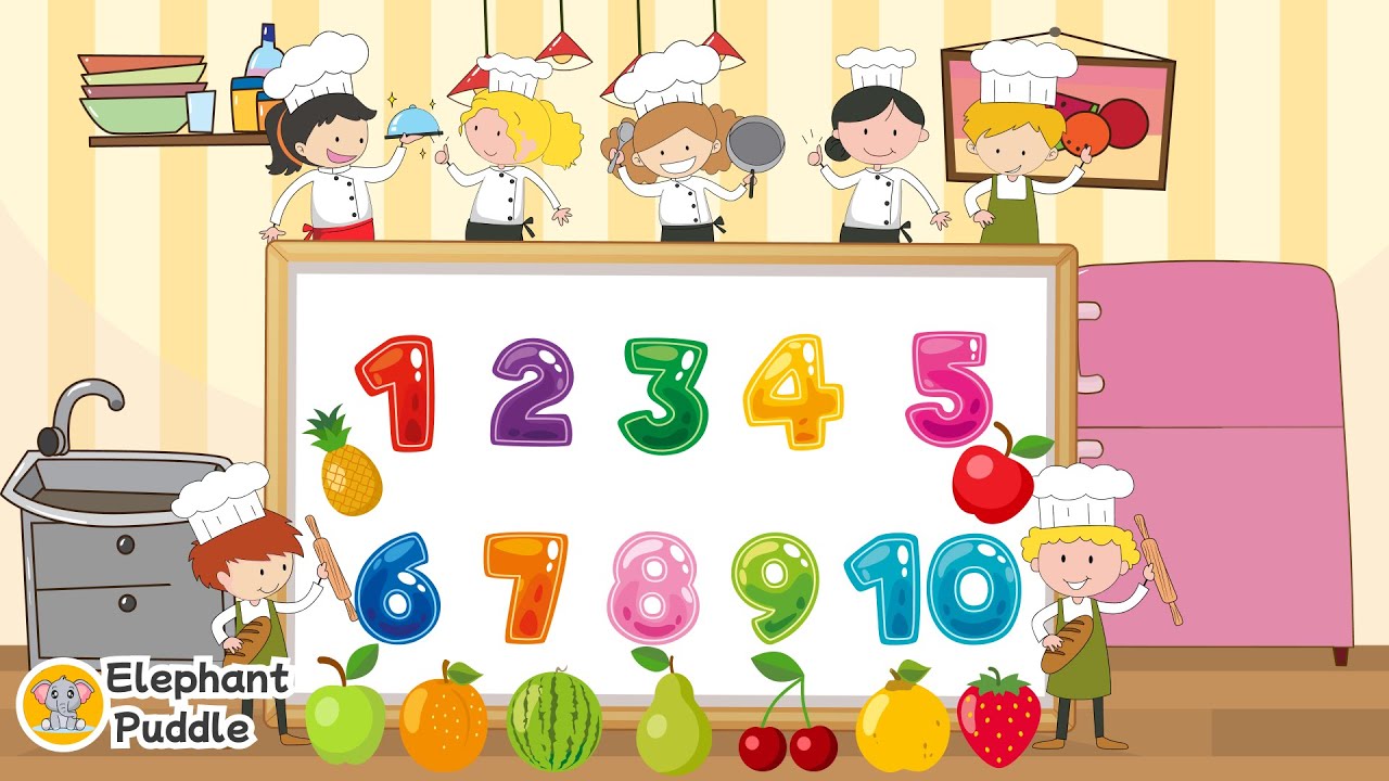 Counting 1 to 10 for Kids | Counting with Fruits | Fun Counting Song ...